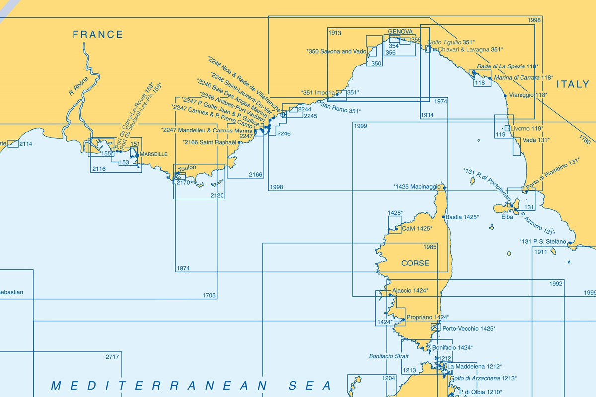 Camogli Carte Nautiche - Carte e Pubblicazioni Nautiche - Costa Azzurra ...